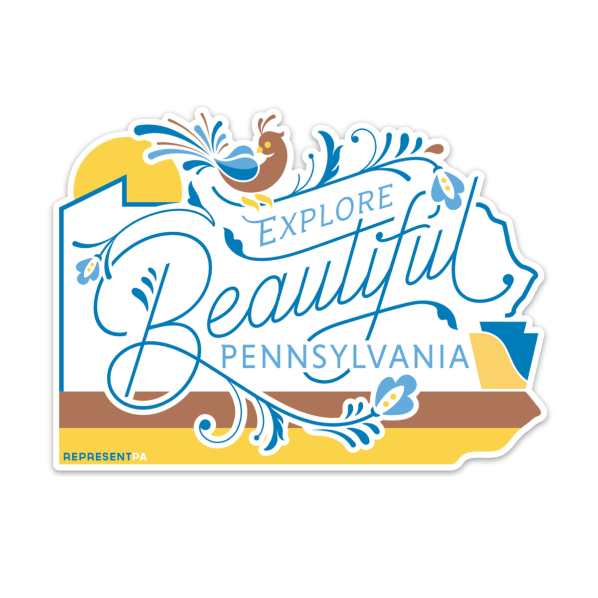 RepresentPA Pennsylvania Stickers